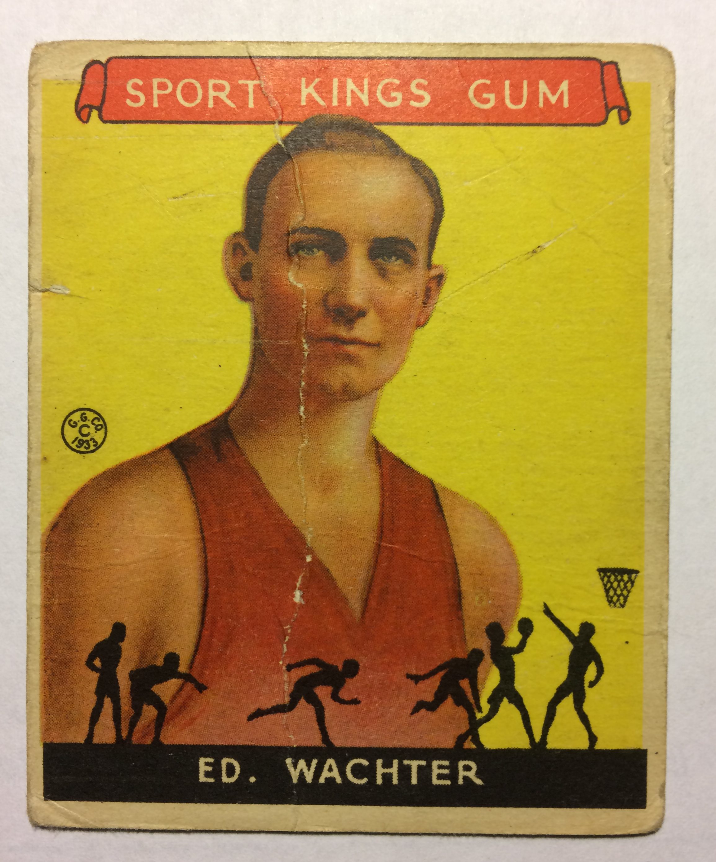 1933 Goudey Sport Kings Gum #5 Ed Wachter – Cataloged Clutter
